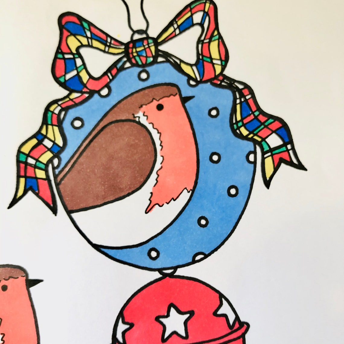 Felt and Dandy Needle Felt Robin Baubles Kit - Etsy