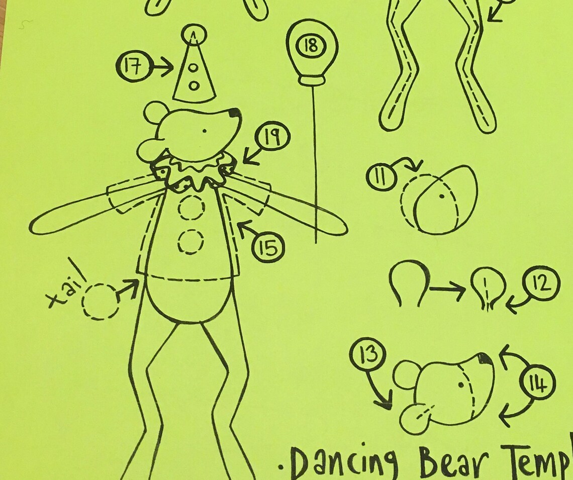 Felt and Dandy Dancing Bear Needle Felting Kit - Etsy