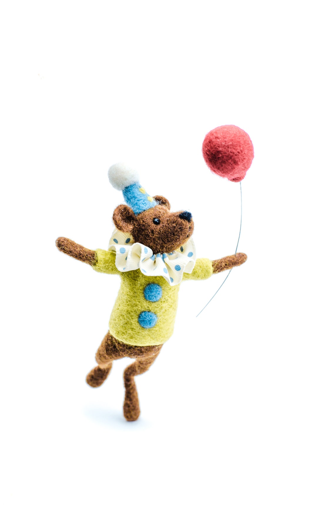 Felt and Dandy Needle Felted Dancing Bear Download | Etsy