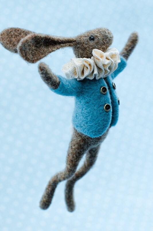 Felt and Dandy Dancing Hare Kit - Etsy