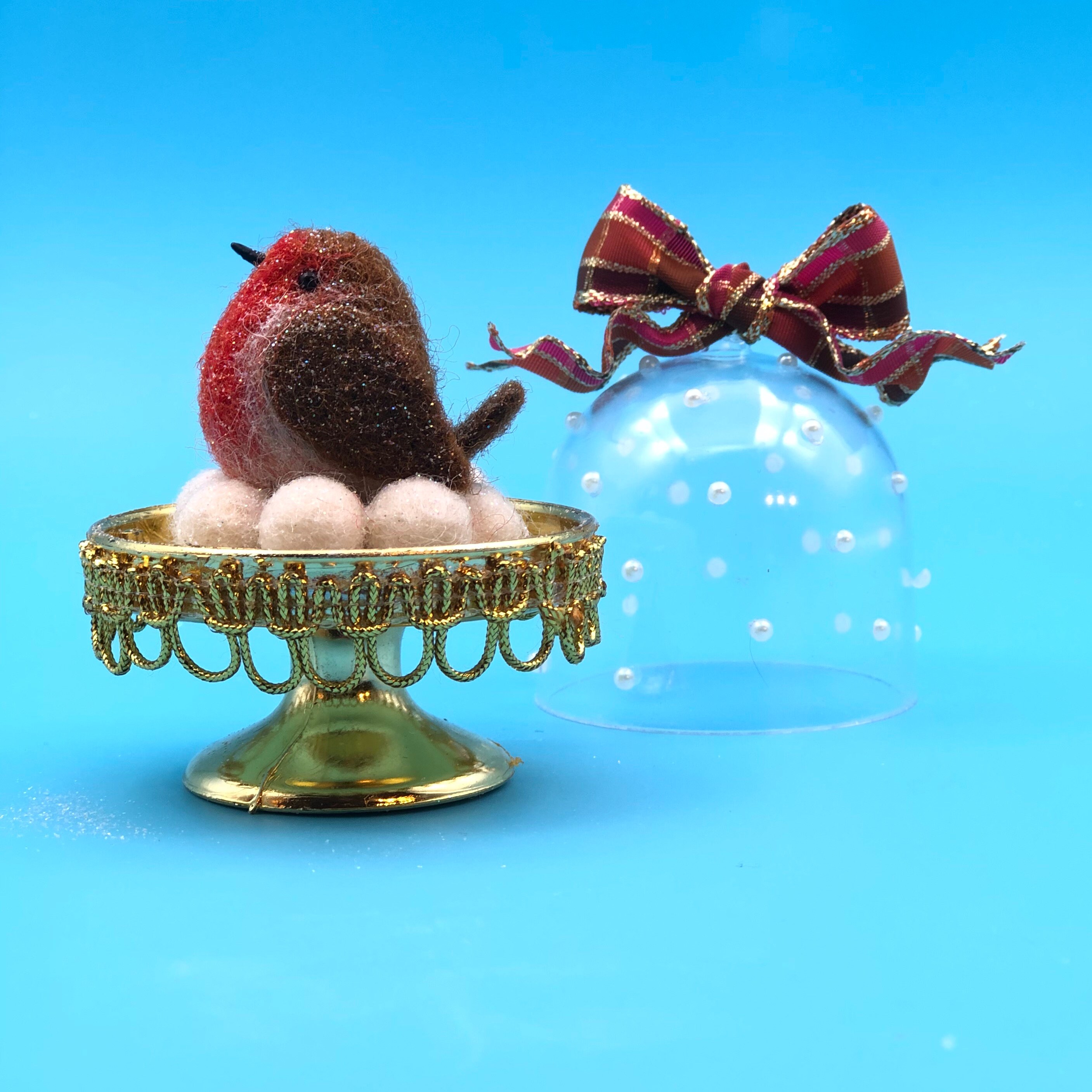 Robins in Miniature Domes Kit - Etsy
