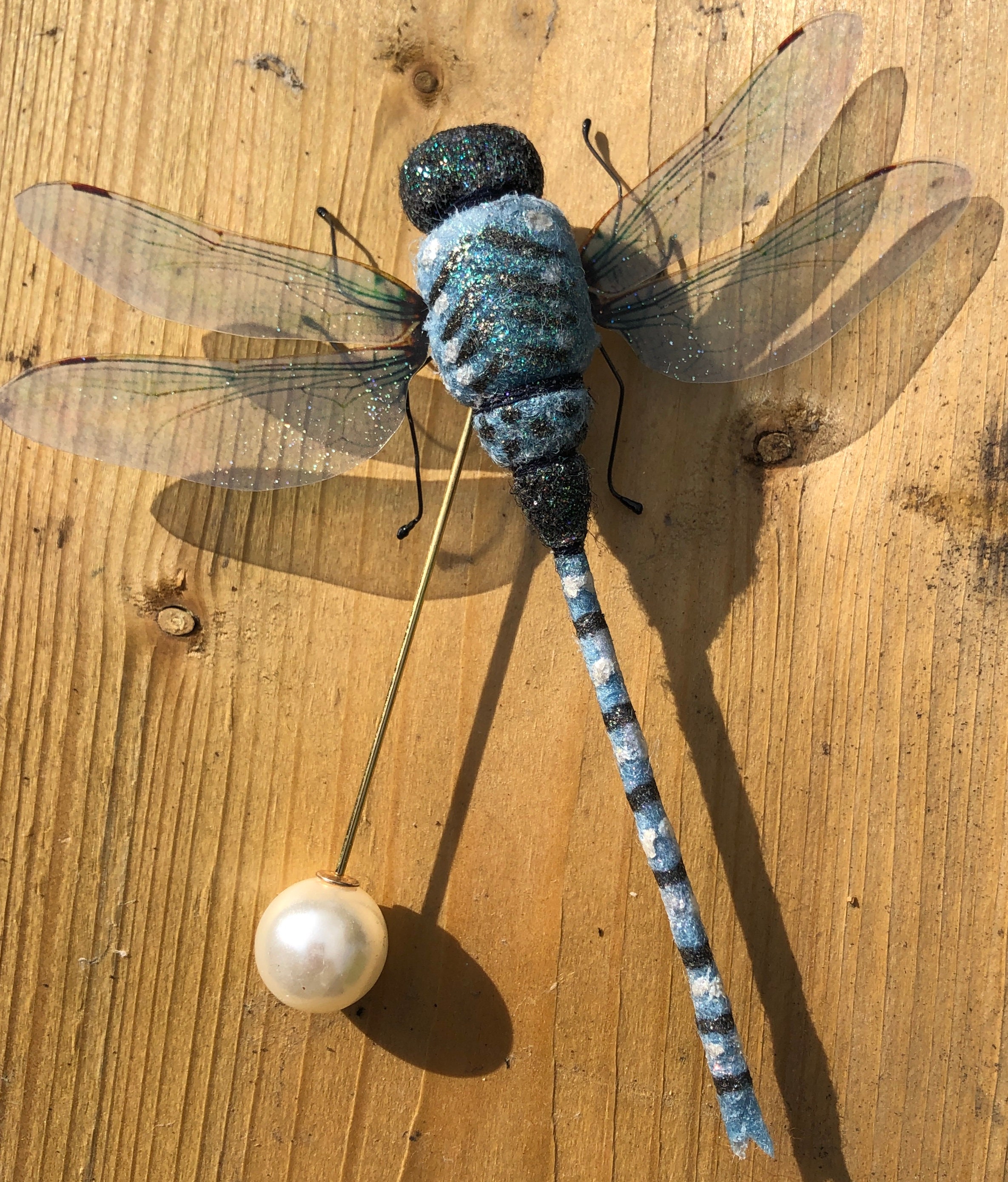 Felt and Dandy Original Dragonfly Brooch Kit - Etsy