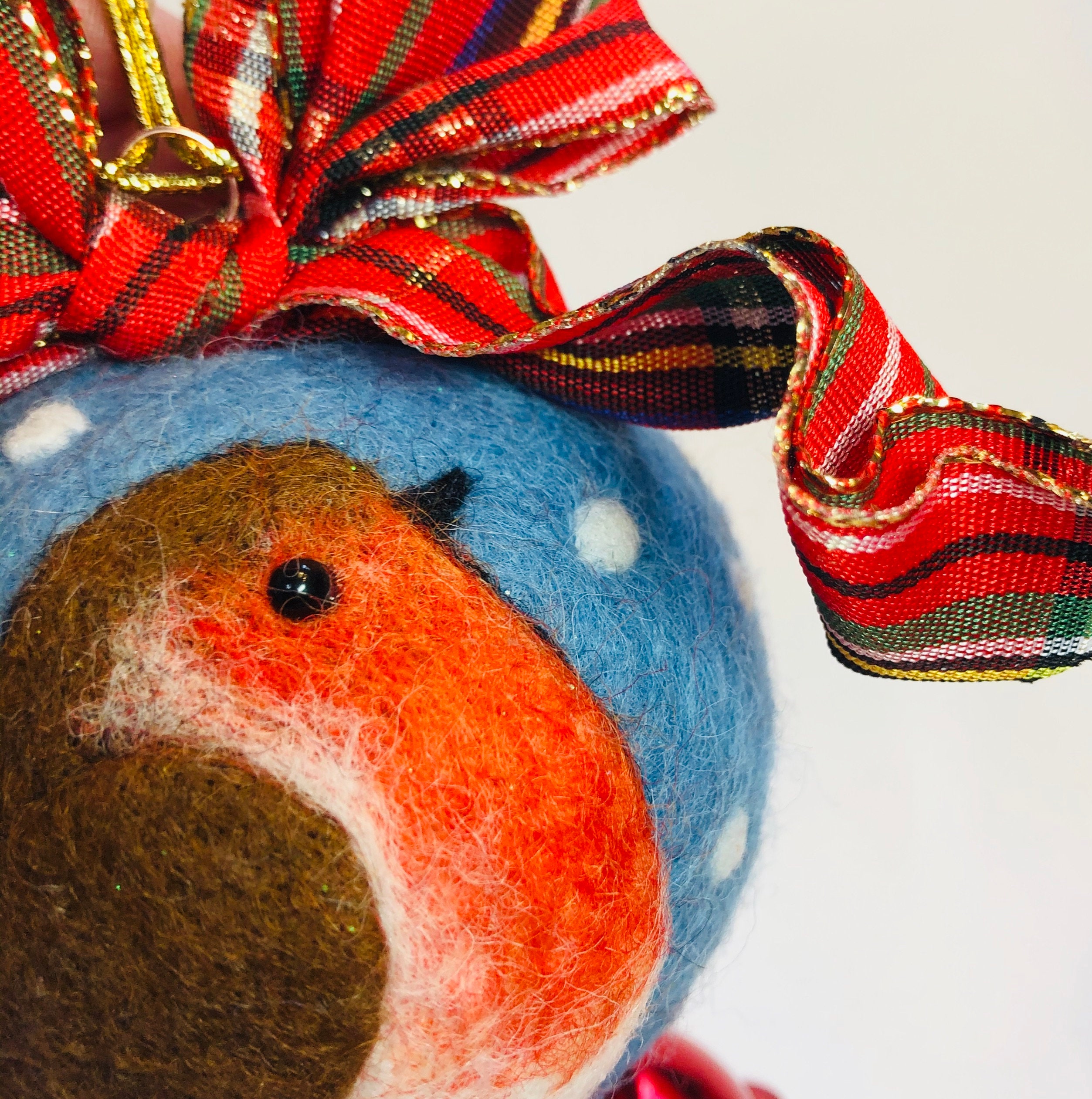 Felt and Dandy Needle Felt Robin Baubles Kit - Etsy