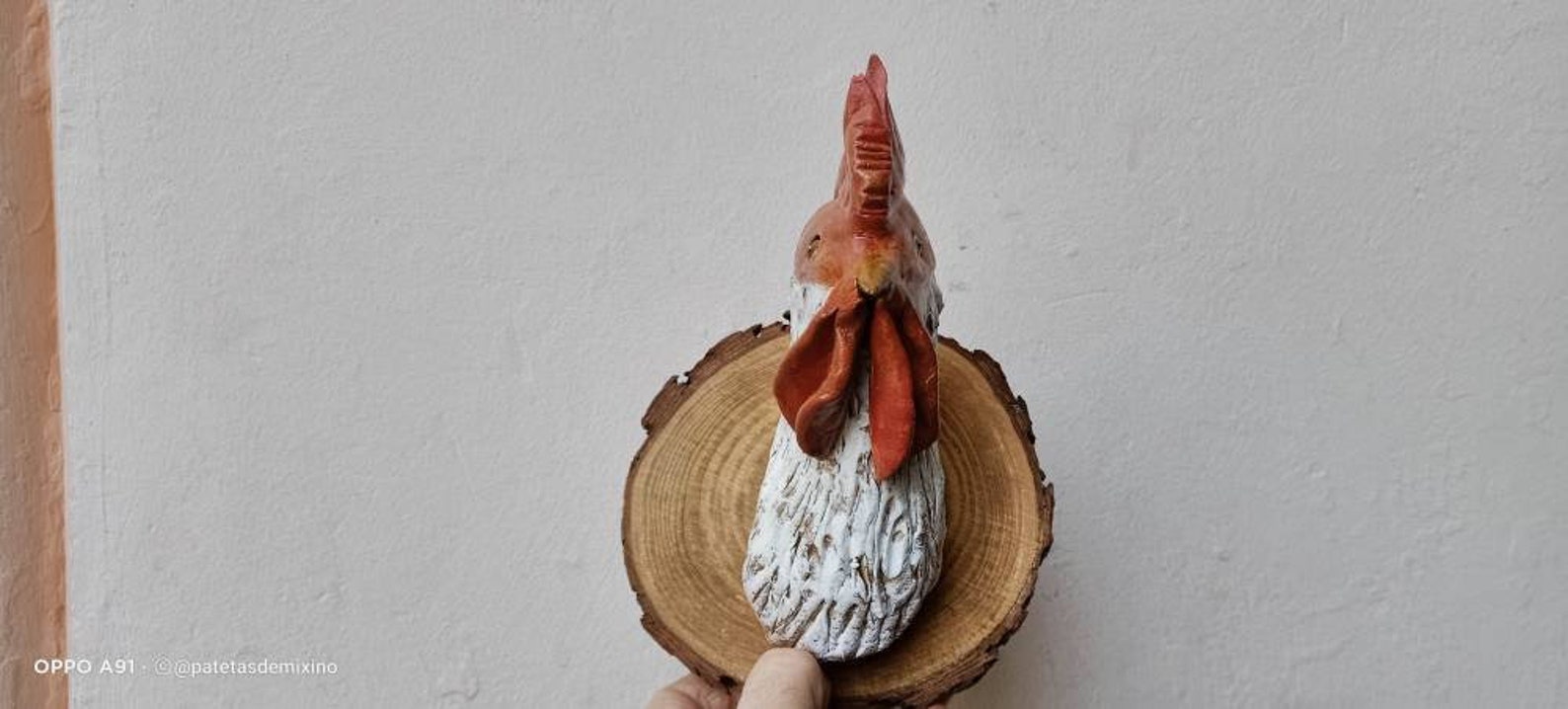 Fake Taxidermy Rooster Head Rooster Head Paper Mache | Etsy