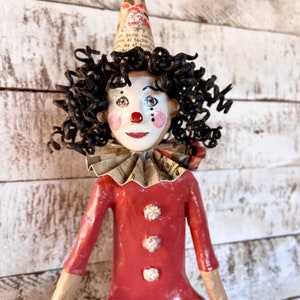 Hide Spanish Art Doll, OOAK Doll, Mimo Figure, Clown Sculpture, Doll ...