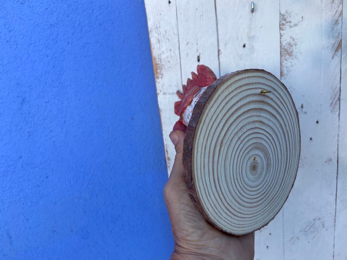 Fake Taxidermy Rooster Head Rooster Head Paper Mache - Etsy