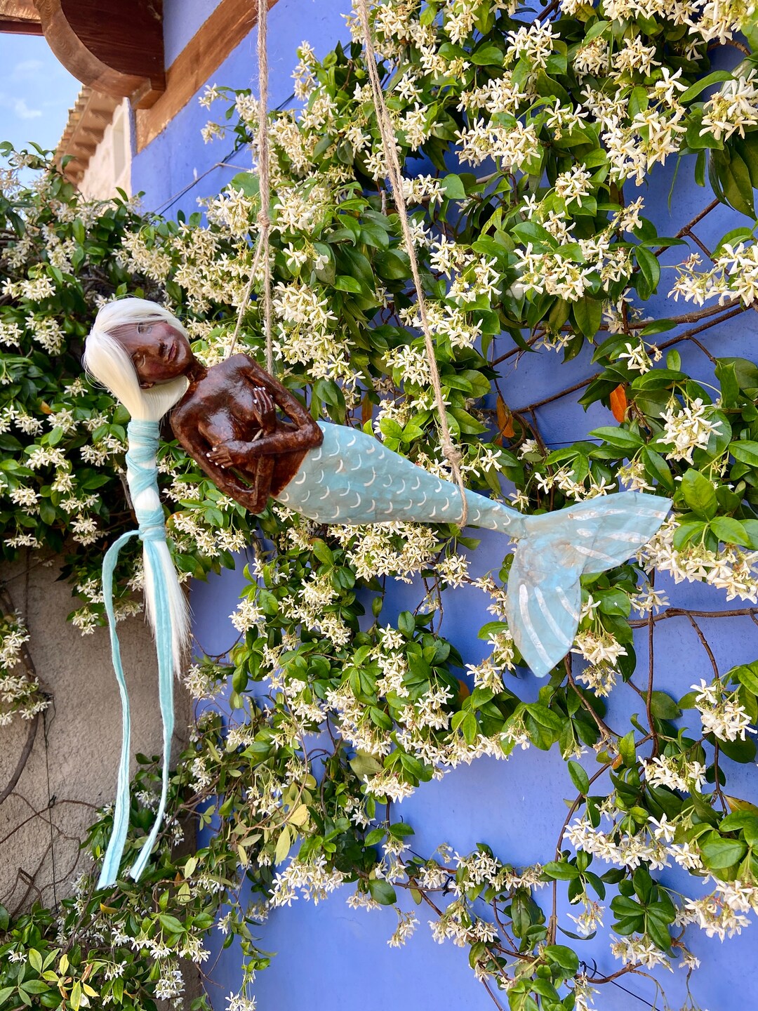 OOAK Mermaid Doll, Art Doll, Mermaid Mobile, Mermaid Figure - Etsy