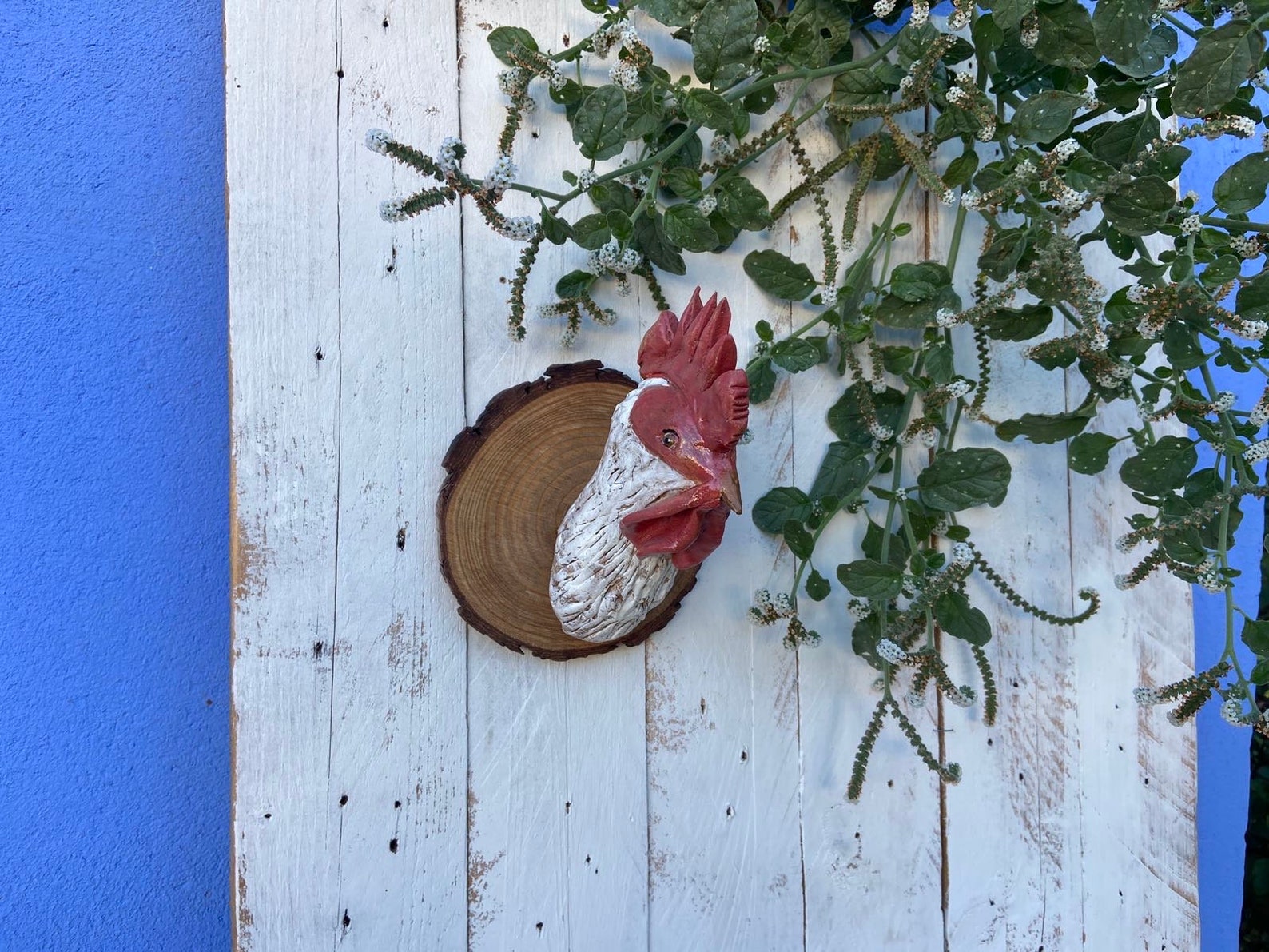 Fake Taxidermy Rooster Head Rooster Head Paper Mache - Etsy