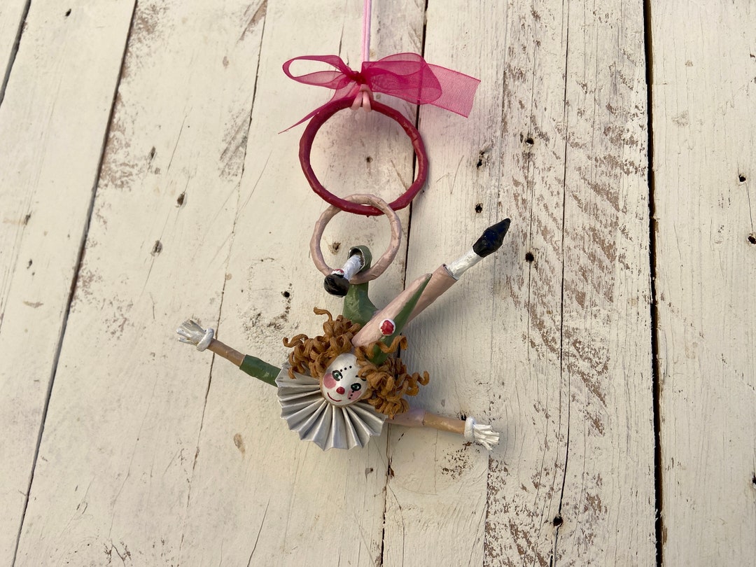 Paper Mache Acrobat to Hang 1/12 Scale Tightrope Walker - Etsy