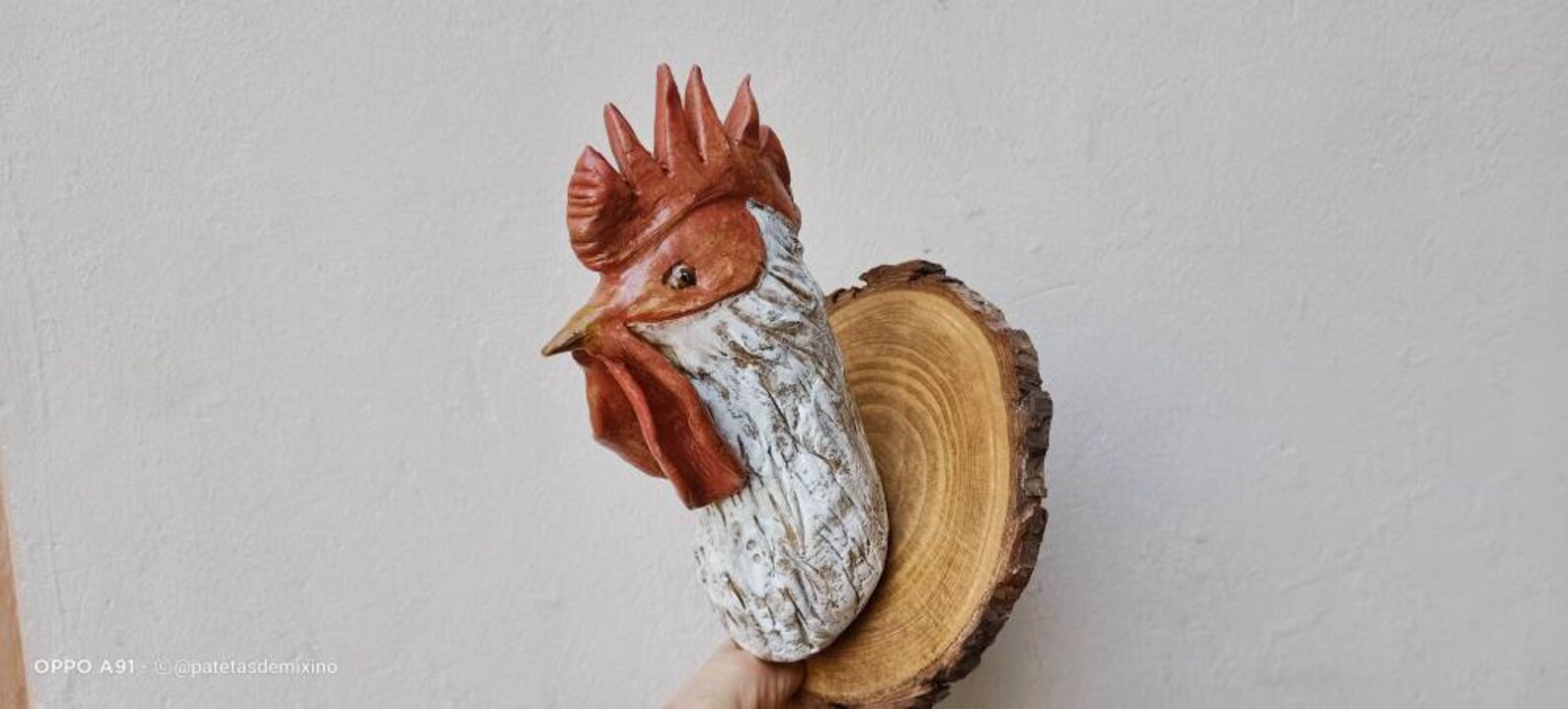 Fake Taxidermy Rooster Head Rooster Head Paper Mache | Etsy