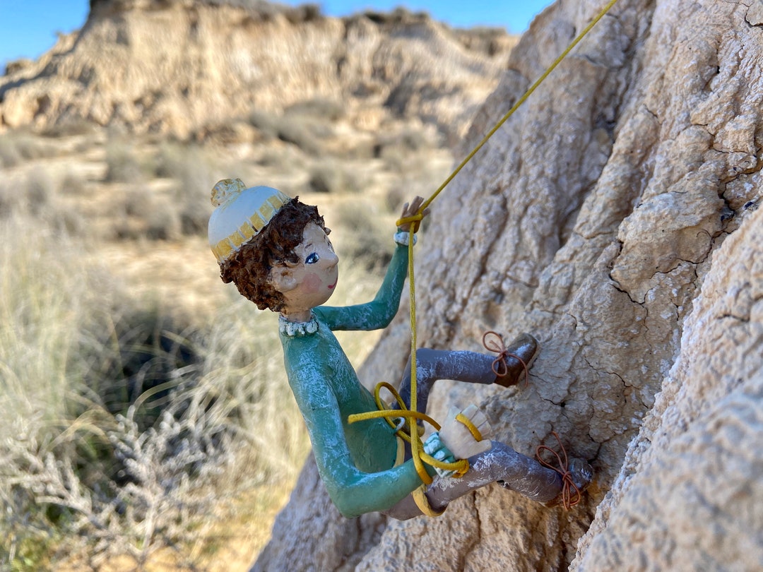 Paper Mache Climbers, Climber Figure, Climbing Mobile, Wall Climber ...