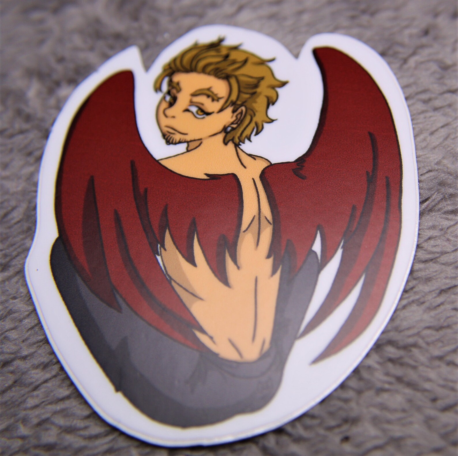 My Hero Academia Hawks Sticker Fanart Character Sticker | Etsy