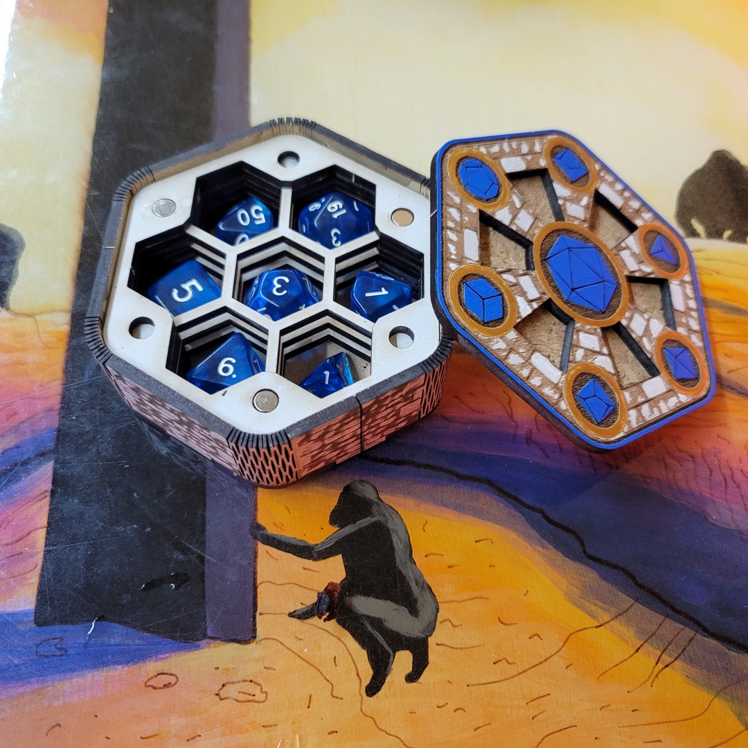 Dice Box Kit Hexagonal Laser Cut MDF Dungeons and Dragons - Etsy