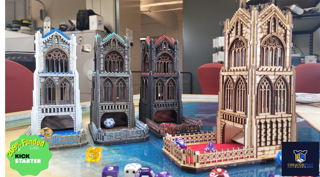 Cathedral Dice Tower Kit - Etsy