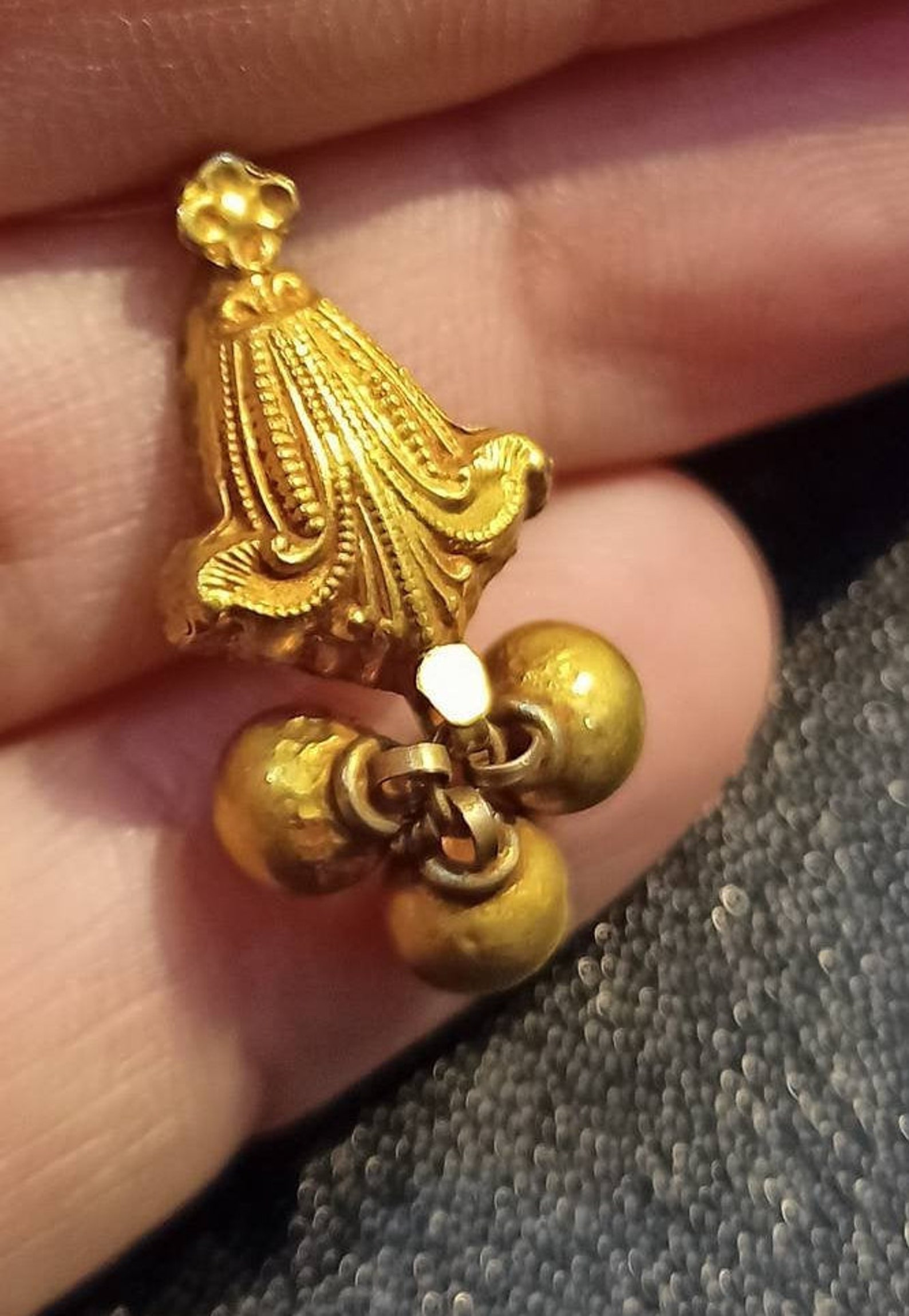 Antique Amulet 1800s Fine Collection Old Solid 22K Gold | Etsy