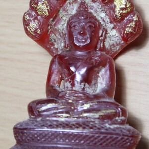 Vintage Carved Natural Cave Crystal Red Stone Carved Buddha - Etsy