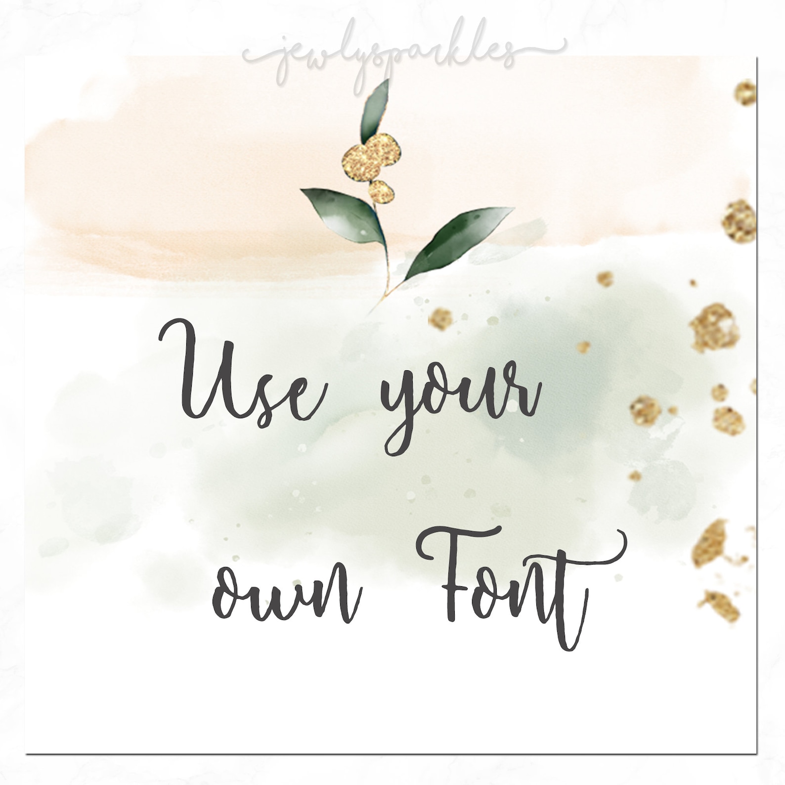 Poshmark Sale Sign Chic Romantic Leaves Instant Digital Download, for ...