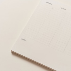 Eco-friendly, A4 Daily Desk Planner, Weekly Calendar Notepad With 60 ...