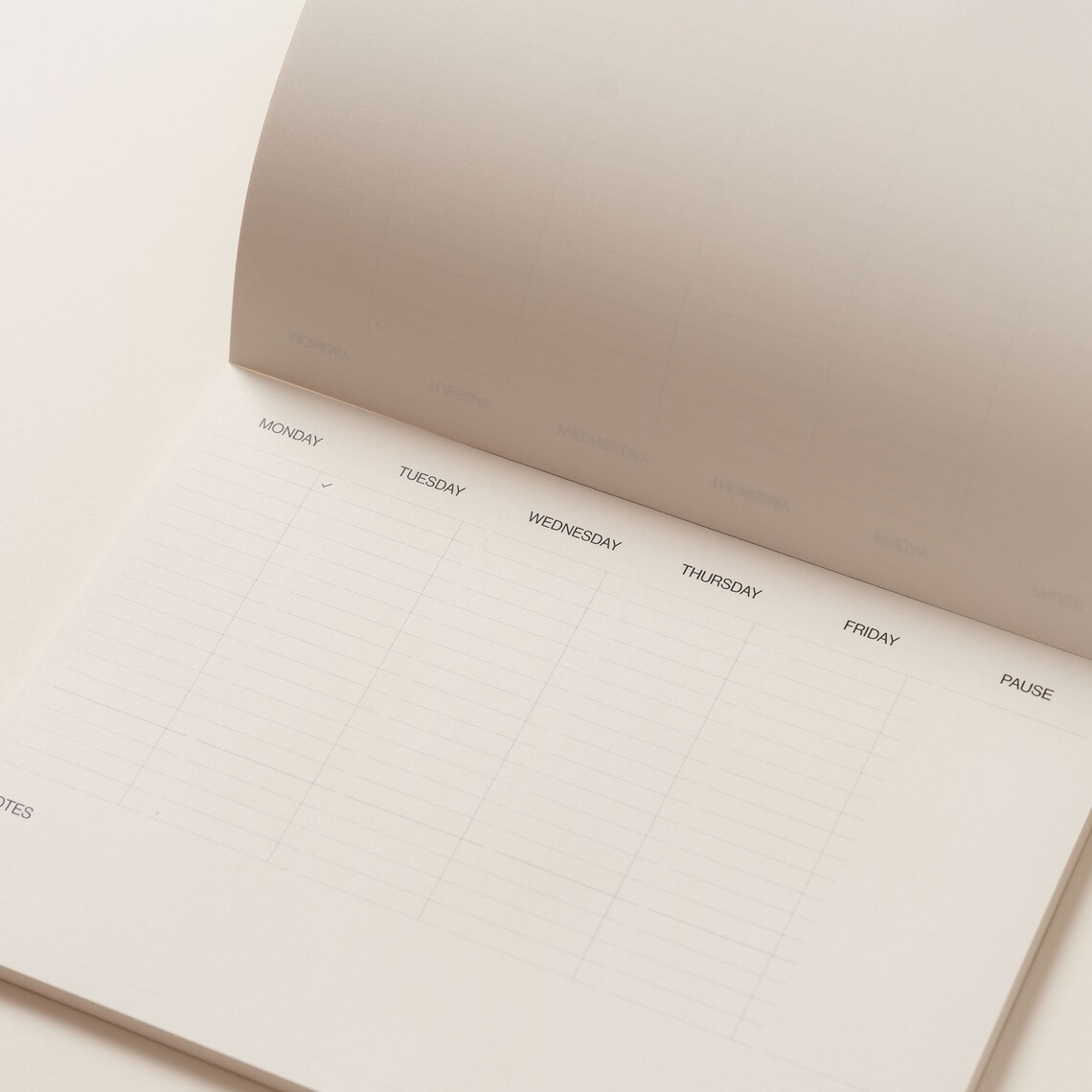 Eco-friendly, A4 Daily Desk Planner, Weekly Calendar Notepad With 60 ...