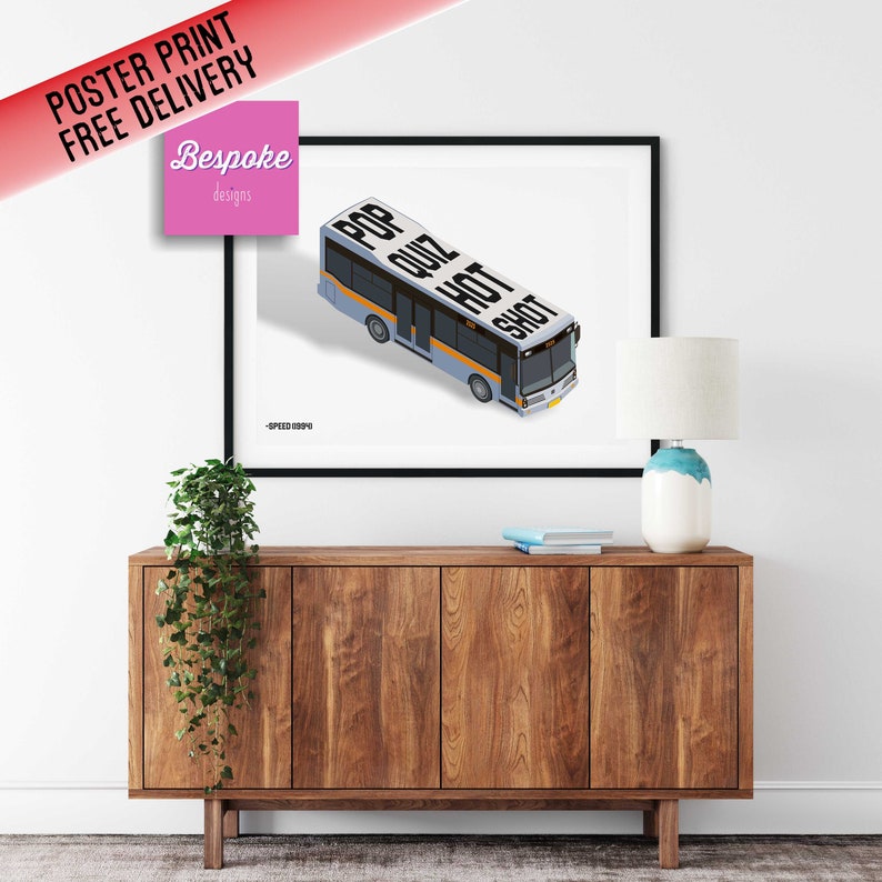 Speed Movie Quote pop Quiz Hot Shot Wall Art Glossy Poster FREE ...