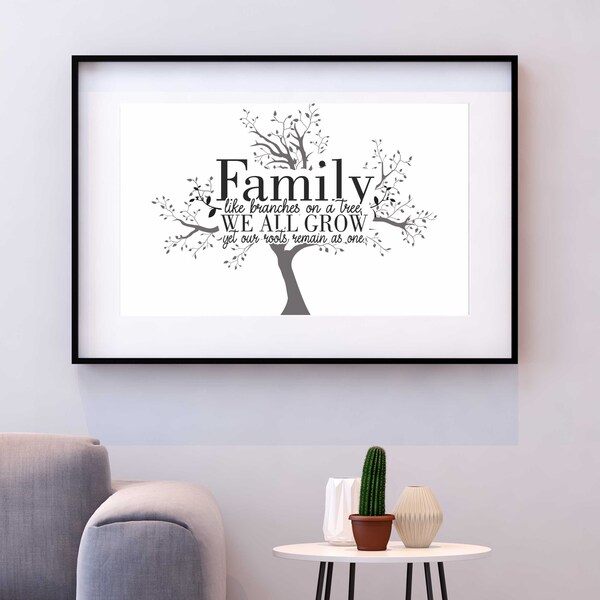 Family Tree Frame A3 - Etsy