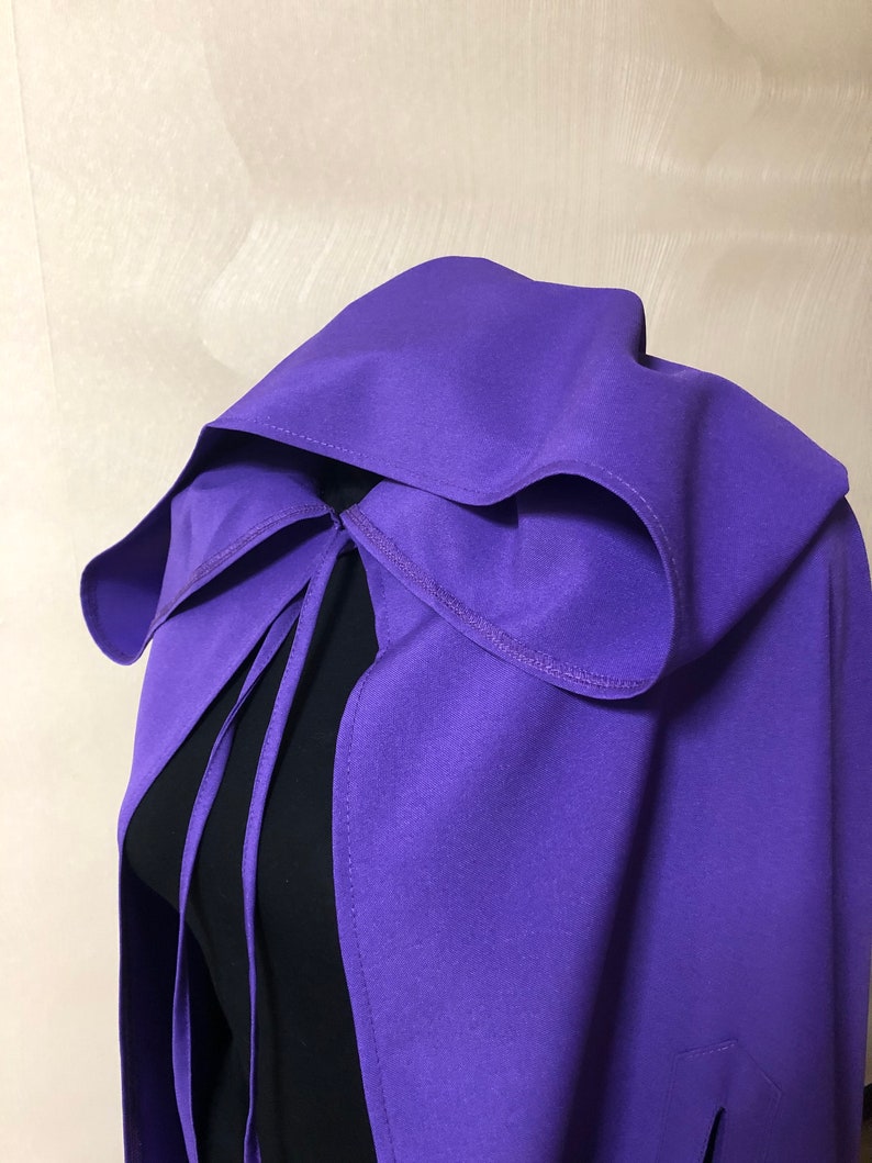 Purple Cloak Purple Cape Raven Cape Raven Cosplay Raven Teen - Etsy