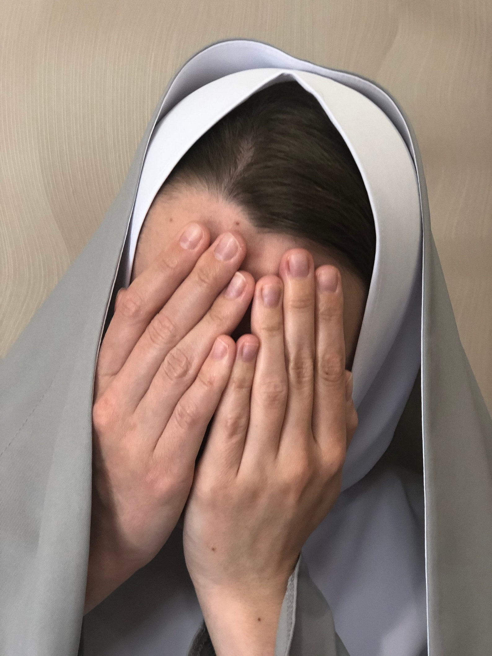 Nun Costume Valak Costume Nun Habit Veil Gray Nun's - Etsy