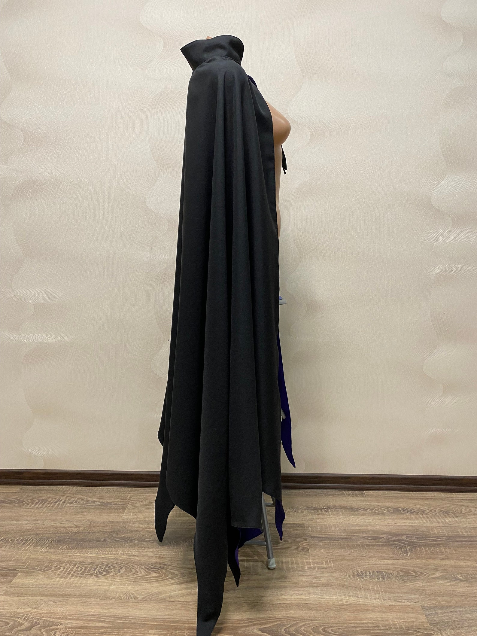 Bat Cosplay Bat Costume Bat Cape Bat Cloak Black Purple Cape - Etsy