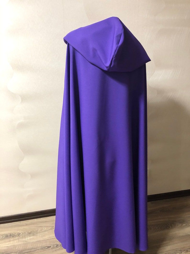Purple Cloak Purple Cape Raven Cape Raven Cosplay Raven Teen - Etsy