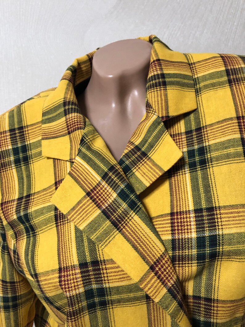 Cher Clueless Costume Halloween Costume Plaid Jacket Skirt - Etsy
