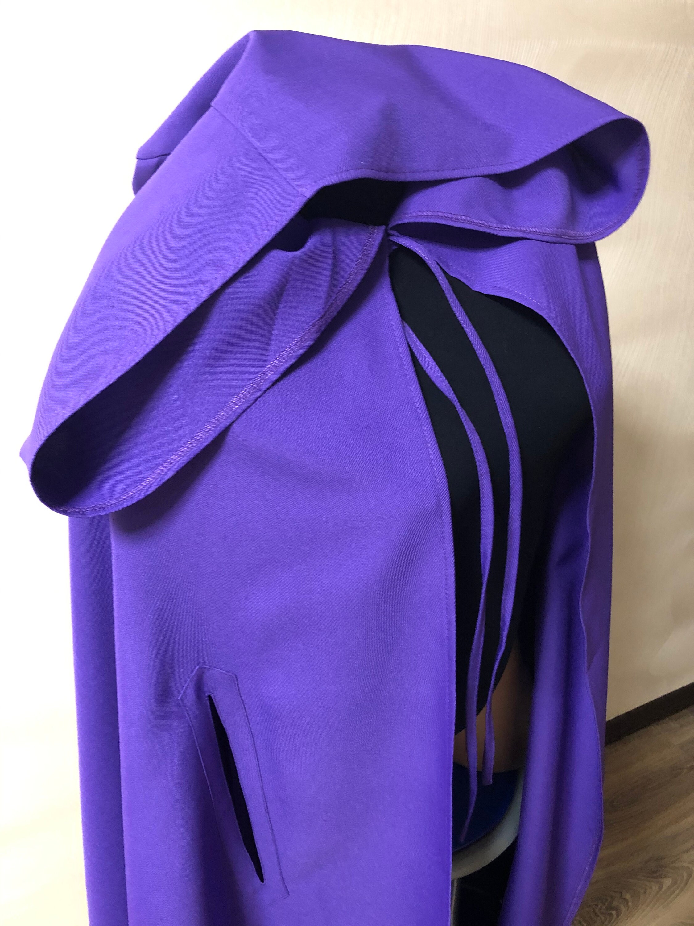 Purple Cloak Purple Cape Raven Cape Raven Cosplay Raven Teen - Etsy UK