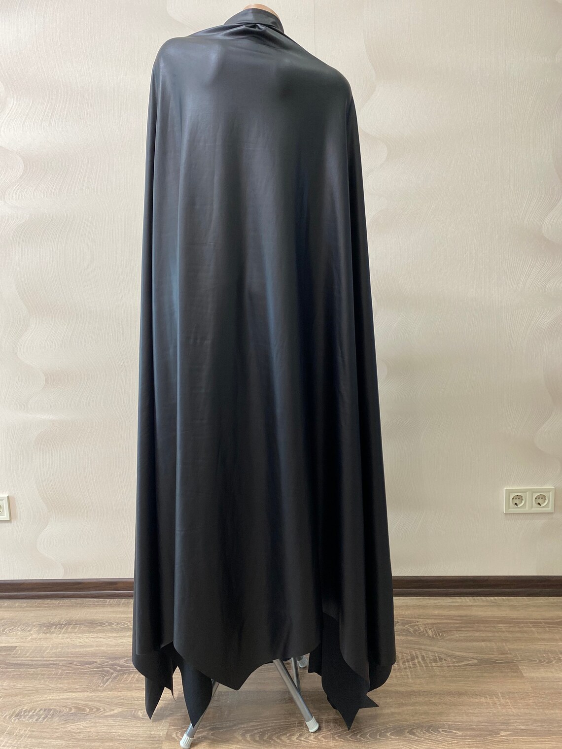 Batman cape Faux leather black cape cloak Batman cosplay | Etsy