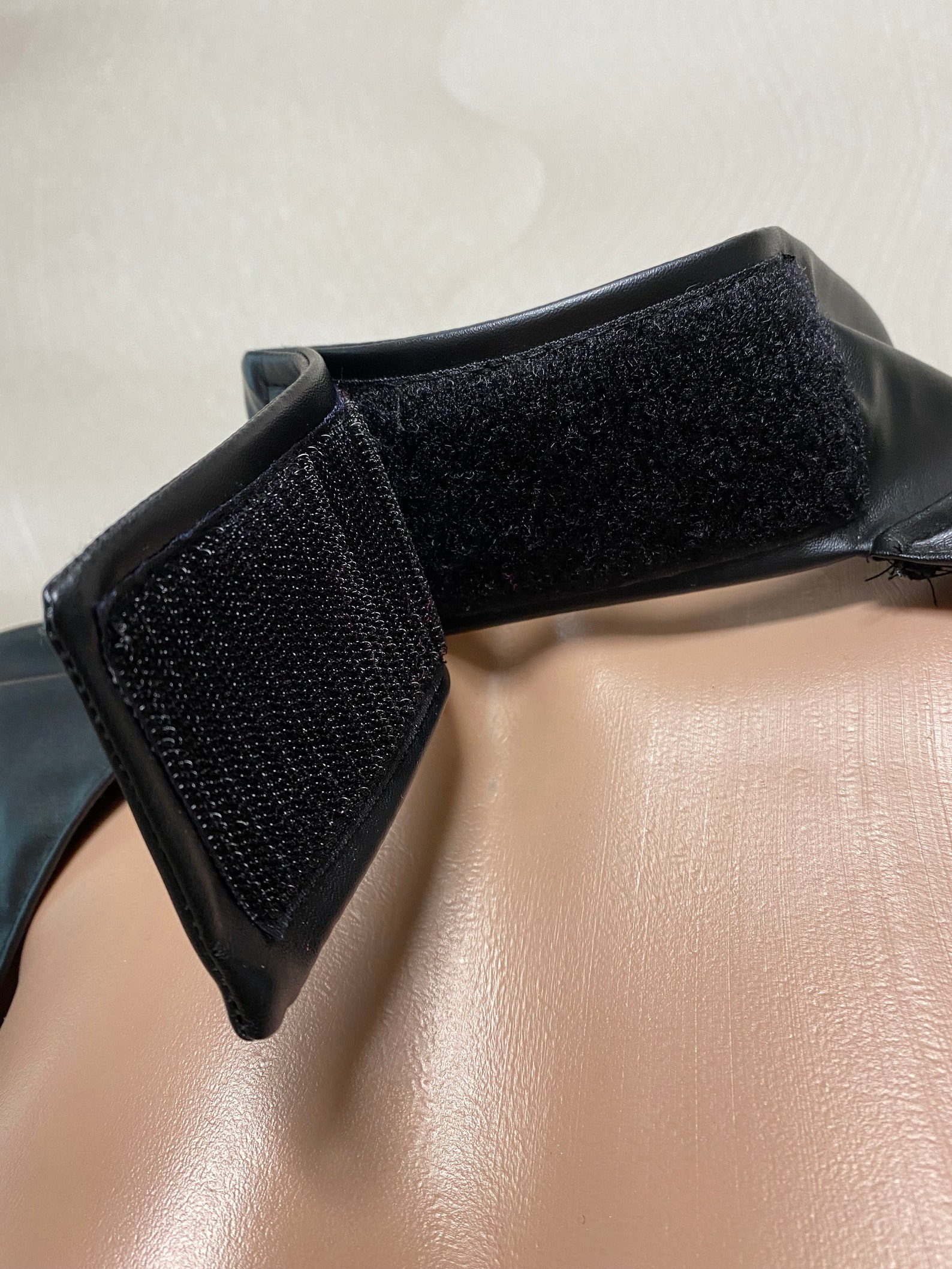 Bat Cape Faux Leather Black Cape Bat Cloak Halloween Costume - Etsy