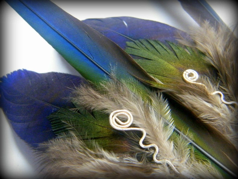 Feather Ear Cuff With Rare Unique Monal Feathers Blue Magic Bird - Etsy