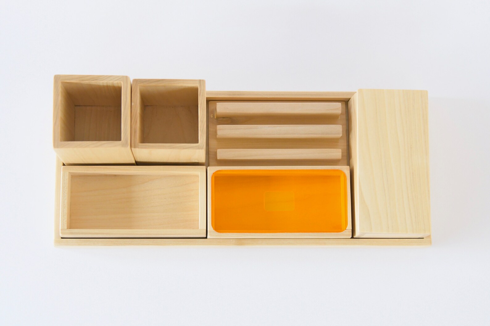 Desk Accessories Set Gift for Men Wood Office Desk Organizer - Etsy