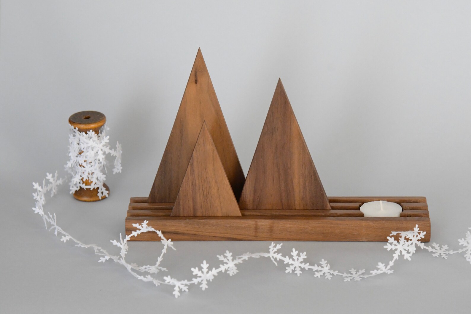 Forest Landscape Table Centerpiece Wood Trees With Base Set | Etsy