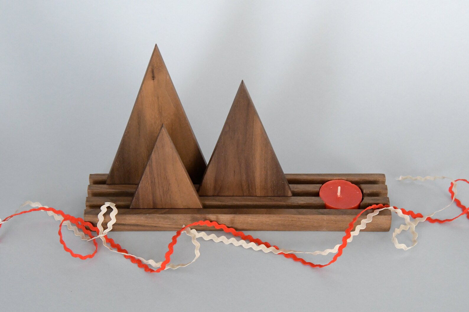 Forest Landscape Table Centerpiece Wood Trees With Base Set - Etsy