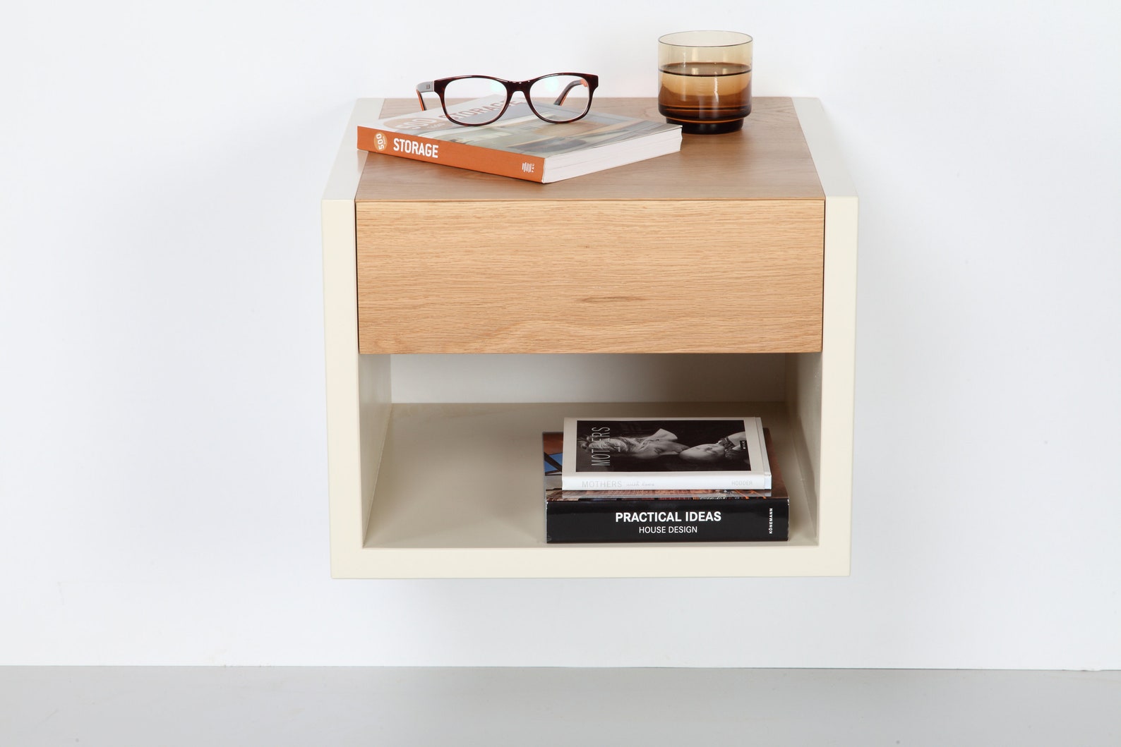 Floating Nightstand With Drawer Floating Bedside Table With - Etsy