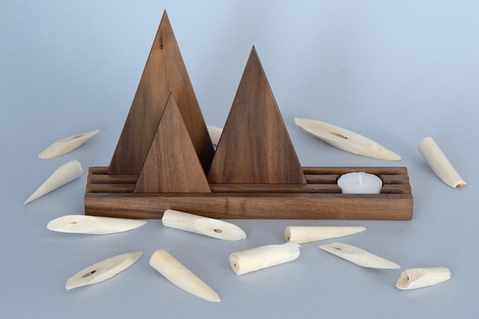 Forest Landscape Table Centerpiece Wood Trees With Base Set - Etsy