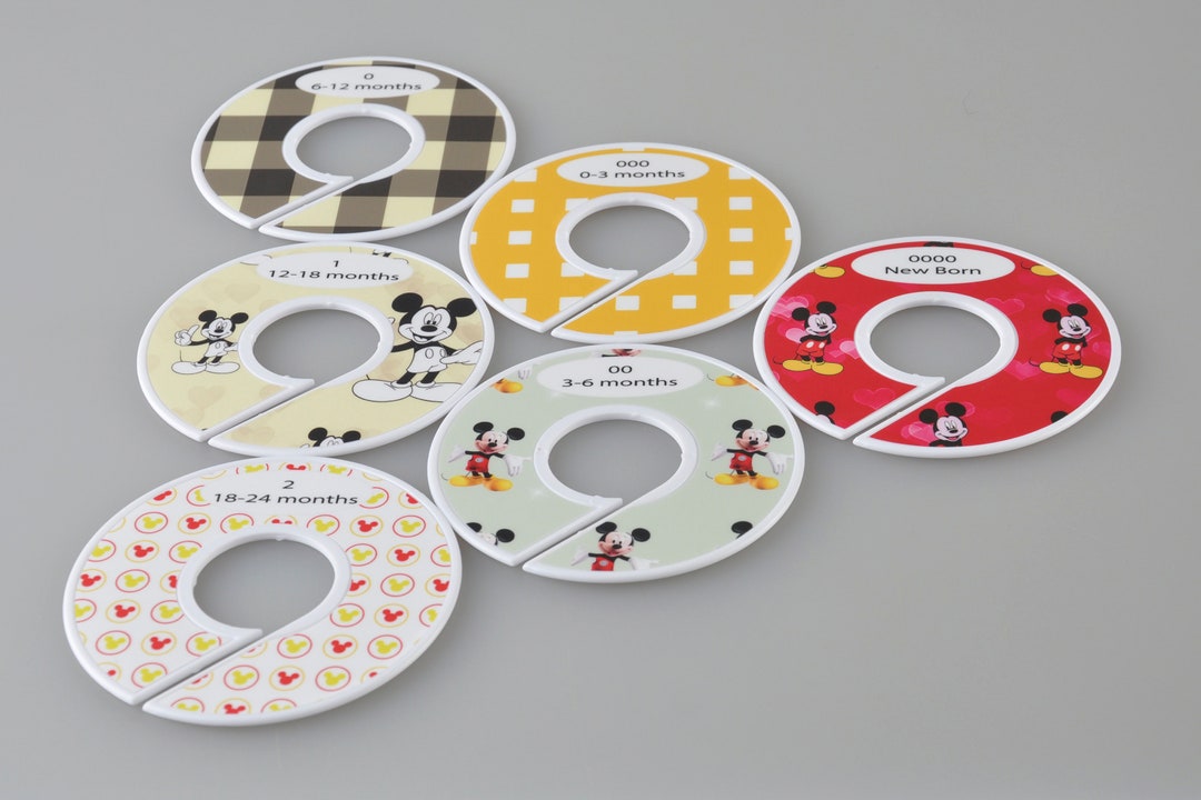Mickey Mouse Dividers Nursery Closet Organizer Nursery Closet Divider ...