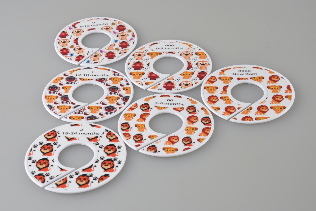 Lion King V1 Dividers Nursery Closet Organizer Nursery Closet - Etsy