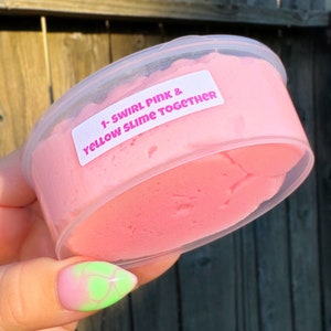 8oz.peachy Citrus Soda-slime Kit Cloud Cream Slime-peachy Citrus ...