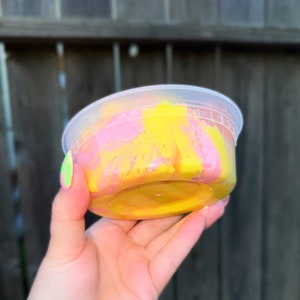 8oz.peachy Citrus Soda-slime Kit Cloud Cream Slime-peachy Citrus ...