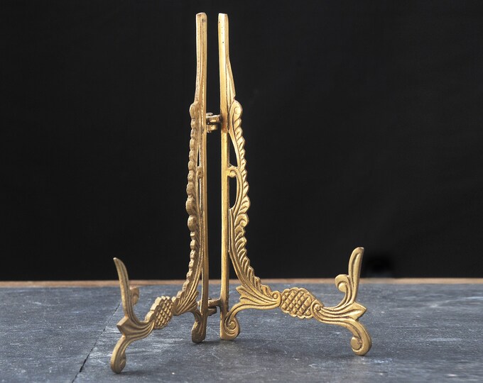 Vintage Brass Easel Stand, for Photo Frame - Etsy
