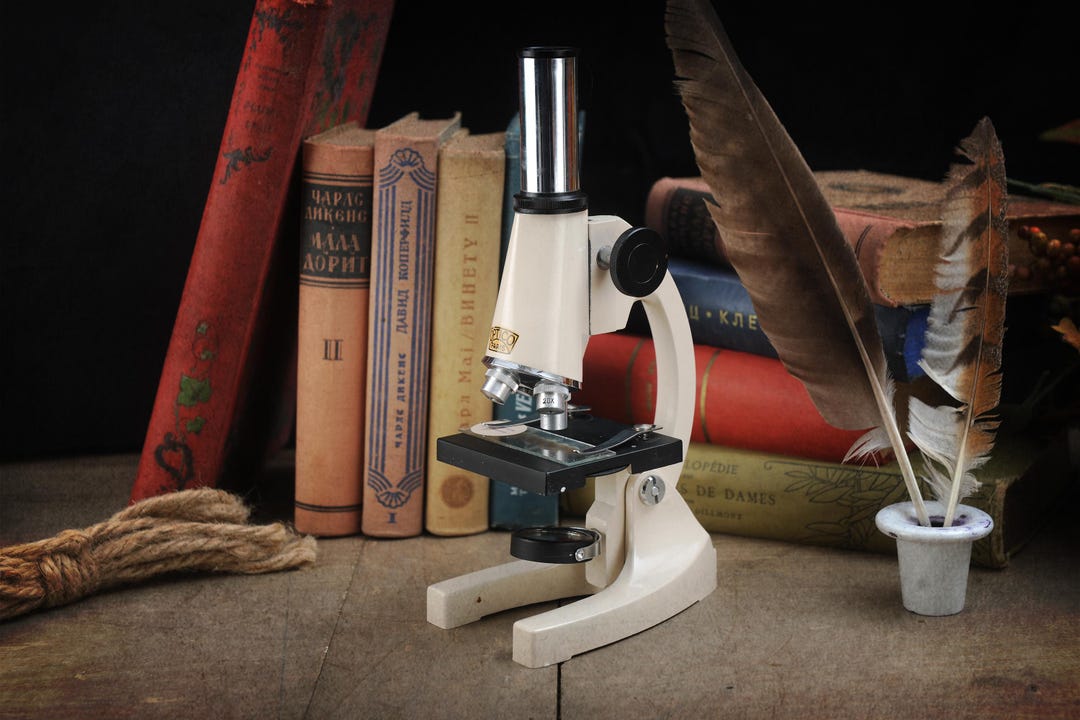 French Vintage Childrens Microscope Optico Paris From 1970 - Etsy
