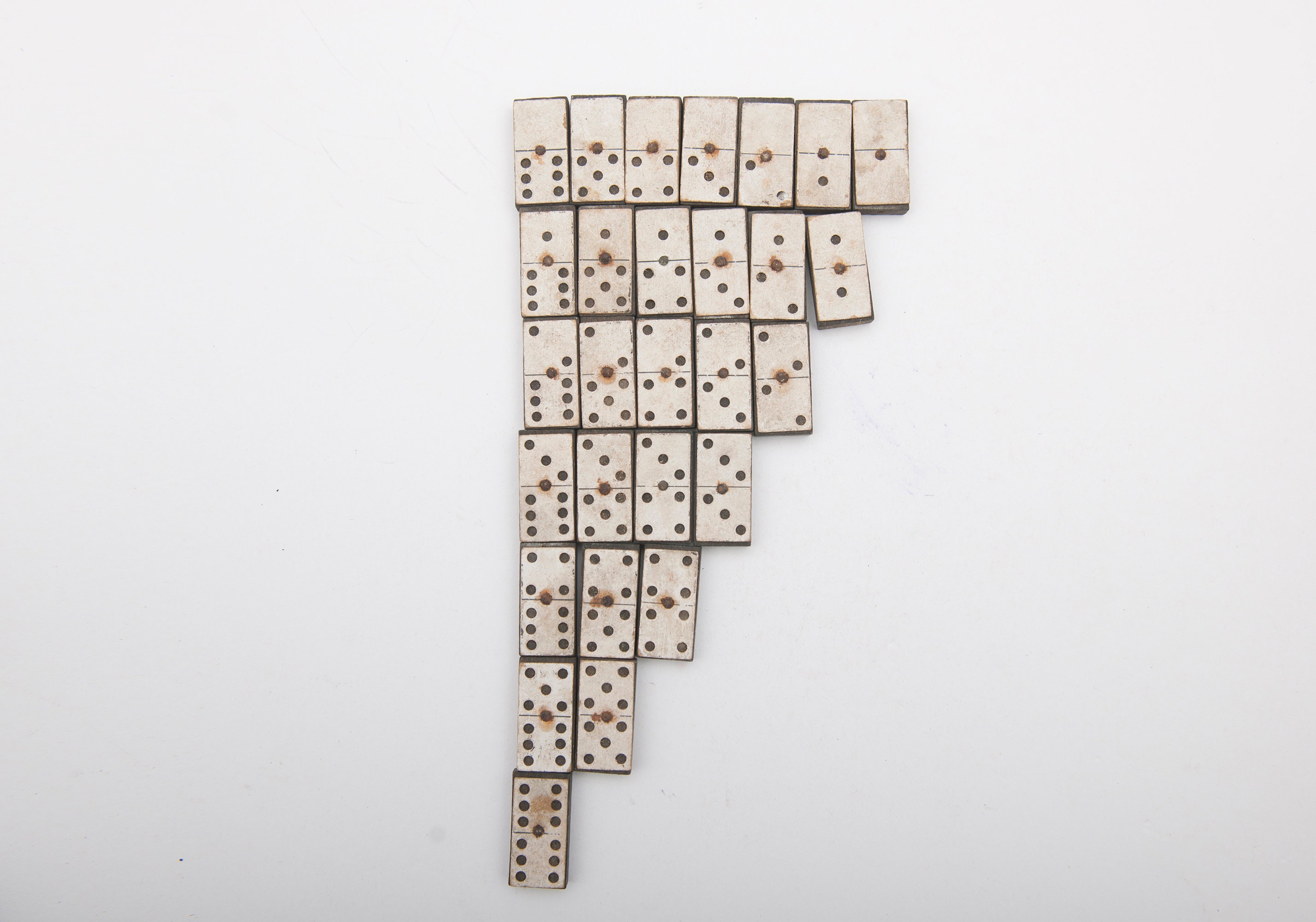 French Antique Domino Set Set of 28 Large Vintage Dominoes in - Etsy