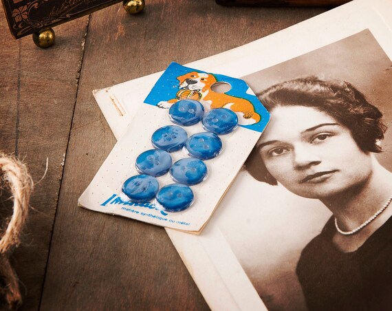 Set of 16 Blue Round Sewing Buttons 12mm 0.5 | Etsy