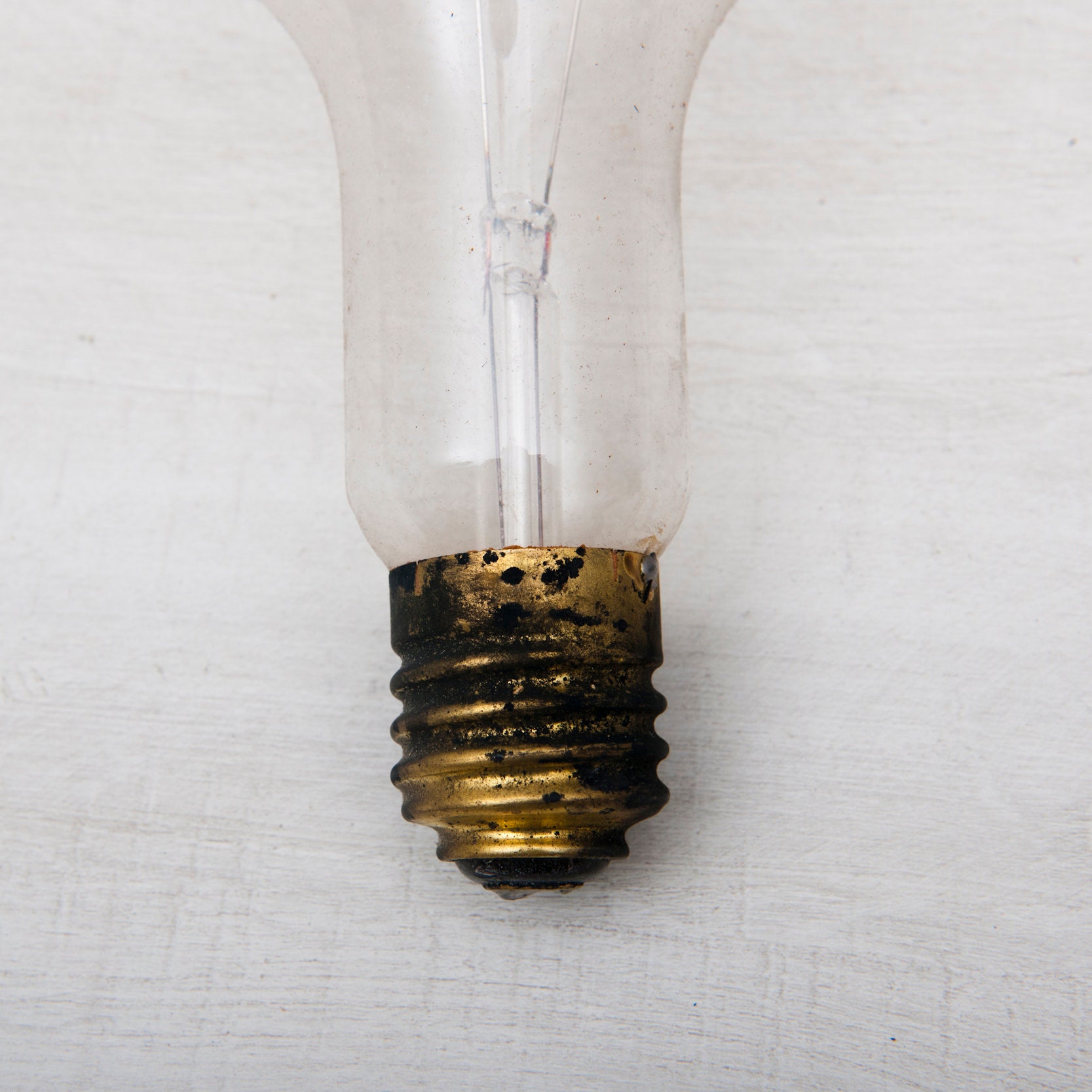 Set of 4 Big Lamp Bulbs From the 1970s 300 Watt Brass Screw - Etsy