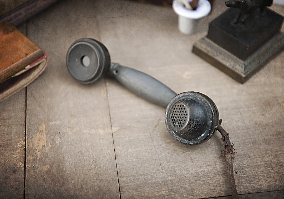 Vintage Phone Receiver, Office Decor, Vintage Phone Headset - Etsy