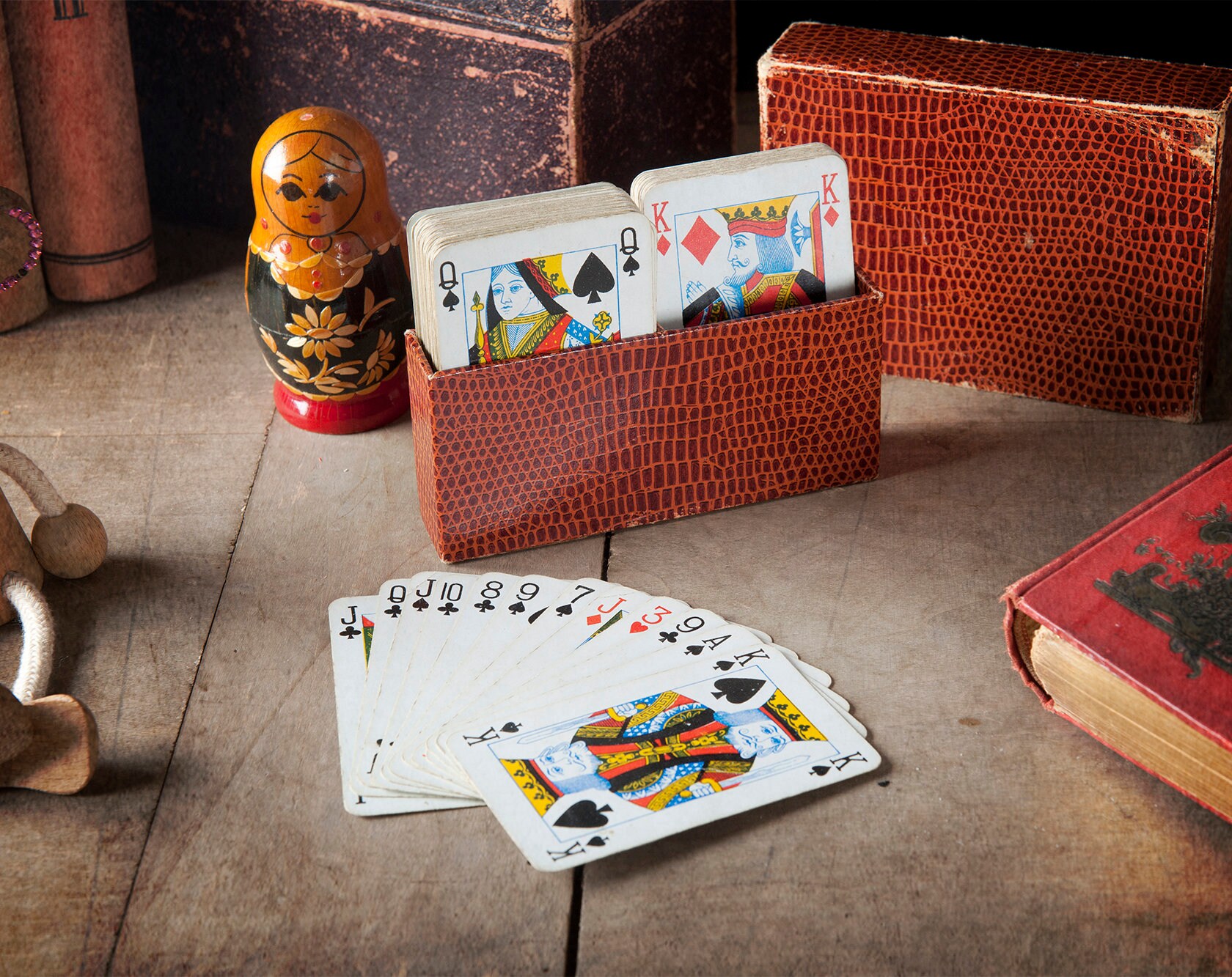 2 set of 52 cards french card game Vintage Playing Cards & | Etsy